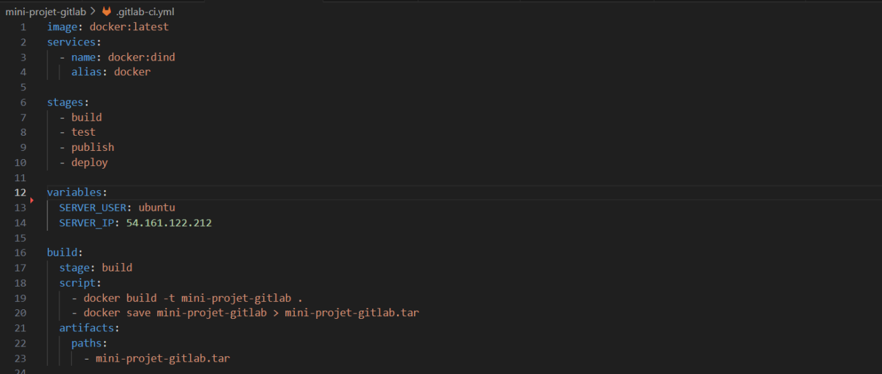 MISE EN PLACE D'UNE CHAÎNE D'INTÉGRATION CONTINUE ET DE DÉPLOIEMENT ...